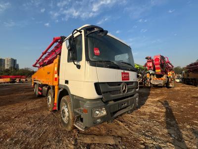 China Refurbished 52m Concrete Pump Truck with Mercedes-Benz Chassis works well for sale