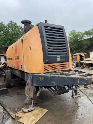 China Sany HBT12020C-5M Used Concrete Trailer Pump - 120 Series with Advanced Hydraulic System and Automatic Piston Return for sale