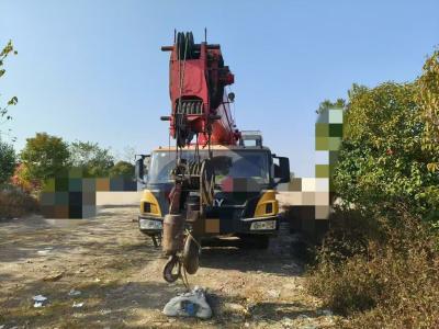 China 2018 Used SANY Mobile Truck Crane 55 Tons With YUCHAI Engine And 5 Crane Jib for sale