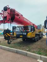 China 2023 Used SANY Mobile Truck Crane 55 Tons With YUCHAI Engine And 5 Crane Jib for sale