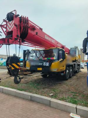 China 2023 Used SANY Mobile Truck Crane 55 Tons With YUCHAI Engine And 5 Crane Jib for sale