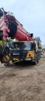 China SA NY 130 Tons Mobile Crane Folding Design 7 Boom Section 4 Axles for sale