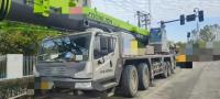 China Five Arms Green Used Boom Truck Crane Professional With High Efficiency for sale