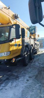China Used XC MG Mobile Truck Crane 80 Tons High Operating Efficiency for Construction Company Inventory for sale