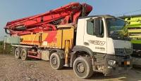 China Sany 62m Concrete Pump Truck on Mercedes-Benz Chassis with Diesel Power and Hydraulic Machining Process for sale