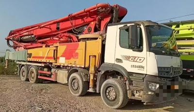 China Sany 62m Concrete Pump Truck on Mercedes-Benz Chassis with Diesel Power and Hydraulic Machining Process for sale