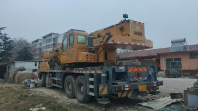 China 70 Ton QY70K-1 XC MG Mobile Truck Crane with 15m Jib Length in Yellow for sale