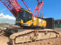China SCC1500A-6 Used 2021 SA NY Crawler Crane 150 Tons Maximum Lifting Capacity for Construction Projects for sale