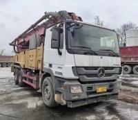 China 2018 Sany Heavy Industry 47m Concrete Pump Truck Installed With Mercedes-Benz Chassis Engineering Machinery for sale