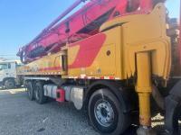 China 2020 Sany Heavy Industry 62m Concrete Pump Truck with Mercedes-Benz Chassis and 4 Shafts for sale