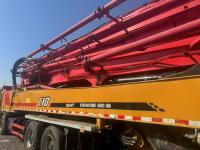 China 2020 Sany Heavy Industry 62m Concrete Pump Truck with Mercedes-Benz Chassis and 4 Shafts for sale