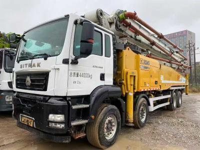 China Used XCMG/Schwing 62m Concrete Pump Truck Semi-Dry Shotcrete Type Great Condition for sale