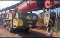 China SANY 130 Ton Mobile Crane STC1300C8 Used Truck Cranes with 8 Crane Jib and WEICHAI Engine for sale