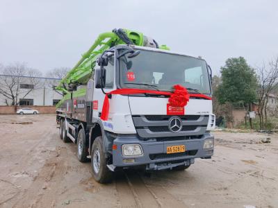 China 2013 Used Zoomlion ZLJ5440THBK 56m Concrete Pump Truck on Refurbished Mercedes-Benz Chassis for sale