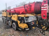 China SANY 100 Ton Mobile Crane STC1000T7 Used Truck Cranes Max Working Height 64.5m for sale