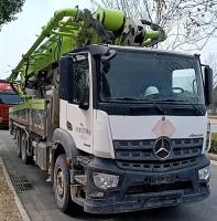 China Zoomlion 52m Truck Mounted Concrete Pump ZLJ5353THBBE 52X-6RZ Pump Truck with Top Chassis for sale