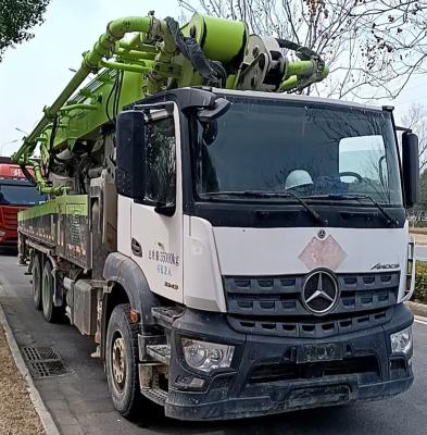 China Zoomlion 52m Truck Mounted Concrete Pump ZLJ5353THBBE 52X-6RZ Pump Truck with Top Chassis for sale