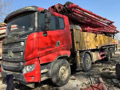 China 56M SANY Concrete Pump Truck Discount 8x4 Drive Mode 2013 Pump Year Limited Time Sale for sale