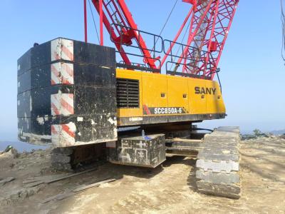 China Low Energy Requirements 85 Ton Used 2020 Crawler Crane with Maximum Lifting Height of 39m and ISO9001 Certification for sale