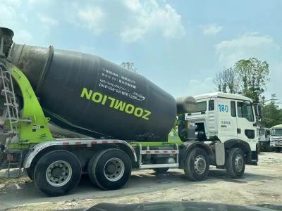 China 2021 Zoomlion 12 Cubic HOWO Chassis Concrete Mixer Truck 9750*2500*3960mm 245kw Engine Power Durable Construction for sale