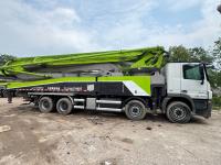 China Used Concrete Pump Truck 56m Mounted Mercedes Benz Chassis For Sale for sale