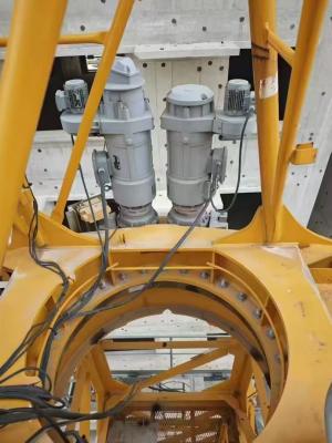 China MC120 Potain Tower Crane Built to Last Trusted Worldwide with Maximum Lifting Weight 6t in Yellow for sale