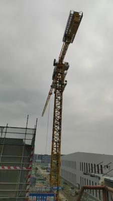 China 2022 Zoomlion Flat Top Tower Crane 7025-12 Car Type Moving and Moving Type for sale