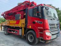 China Used 2021 Sany Heavy Industry 39m Concrete Boom Pump 2 Shaft Number Maximum Cloth Depth 33.4M for sale