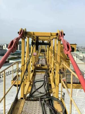 China XCMG Tower Crane 6515-10 65m Maximum Lifting Height for Construction Sites in Yellow for sale