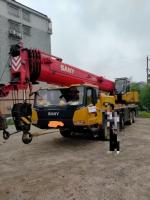China Yellow and Red Mobile Truck Crane For Sale 55 Tons Direct Source Max Working Height 45.5 Meters for sale