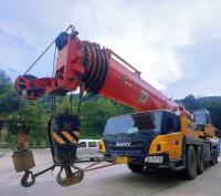 China 80ton Lifting Capacity Hoist Crane Truck Crane STC800E6 Top Choice for Construction Projects for sale