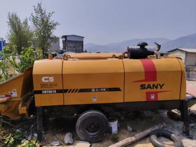China SANY 8018 Trailer Pump with Automatic Piston Return and Advanced Hydraulic System for Construction for sale