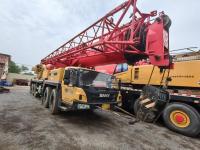 China SA Ny Truck Crane 100ton STC1000C7 with 17.5m Jib Length Yellow and Red for sale