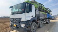China Used Zoomlion 63m Concrete Pump Truck Pumping Efficiently And In Good Condition for sale
