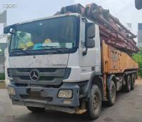 China 2016 Sany Heavy Industry Diesel Concrete Pump Truck 56m Vertical Reach for High Flow Pumping Reliability for sale