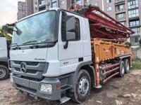 China 2014 Refurbished SANY 38m Concrete Pump Truck Precision Power Performance for Construction Efficiency for sale
