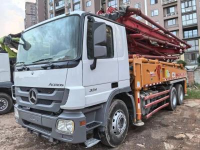 China 2014 Refurbished SANY 38m Concrete Pump Truck Precision Power Performance for Construction Efficiency for sale