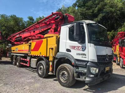 China Used SANY Concrete Pump 38m 56m 62m 72m with Benz Chassis and Red for sale