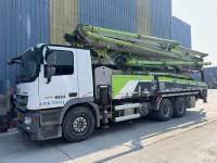China 2019 Zoomlion 49-meter concrete pump truck mounted on a Mercedes-Benz chassis for sale