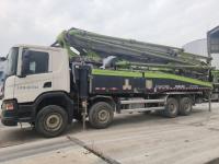China 2020 Zoomlion 56 Meter Concrete Boom Pump Truck Scania Chassis for sale