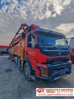 China Used Concrete Pump Truck for Sale in Bishkekstock, Kyrgyzstan – Low Cost，Low Price, Fully Reliable， Great Condition for sale