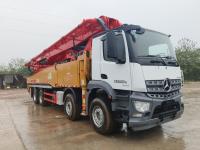 China used 2020 SANY 56m Concrete Pump Truck Mercedes Chassis Like New So beatiful  Low Working Hours for sale