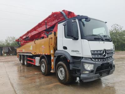 China used 2020 SANY 56m Concrete Pump Truck Mercedes Chassis Like New So beatiful  Low Working Hours for sale