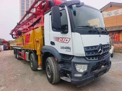 China 2021 SANY 65M Truck Mounted Concrete Pump on Mercedes-Benz Chassis | 2020 Actros | Low Hours & Miles | Like New for sale