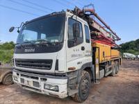 China Used 2021 SANY 65m Concrete Pump Truck Mercedes Benz Chassis Euro 5 for sale