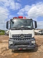China Used 2021 SANY 65m Concrete Pump Truck Mercedes Benz Chassis Euro 5 for sale