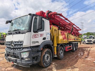 China Used 2021 SANY 65m Concrete Pump Truck Mercedes Benz Chassis Euro 5 for sale