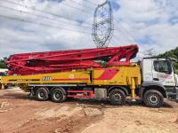 China Used 2021 SANY 65m Concrete Pump Truck Mercedes Benz Chassis Euro 5 for sale