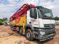 China Used 2021 SANY 65m Concrete Pump Truck Mercedes Benz Chassis Euro 5 for sale