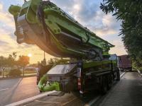 China Best Value 2021 Zoomlion 50m Concrete Pump Truck Mercedes Chassis Euro 5 Super Clean Hot Deal   |   Low Usage Turn Key Ready for sale